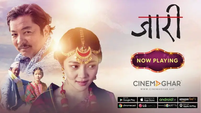 Blockbuster Nepali Movie "Jaari" released on Cinemaghar app