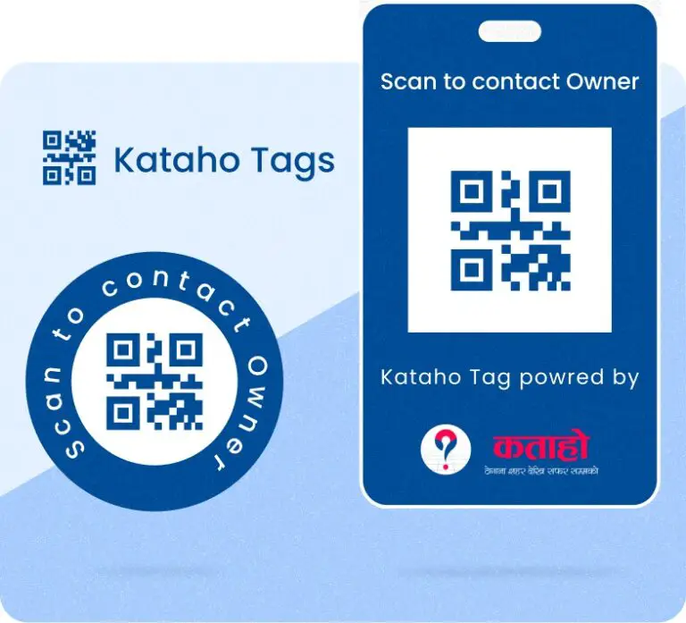 Mobile app "Kata Ho" brings a QR code tag to find lost goods