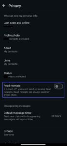 How to disable "read receipt" on messaging apps | Seen Status ...